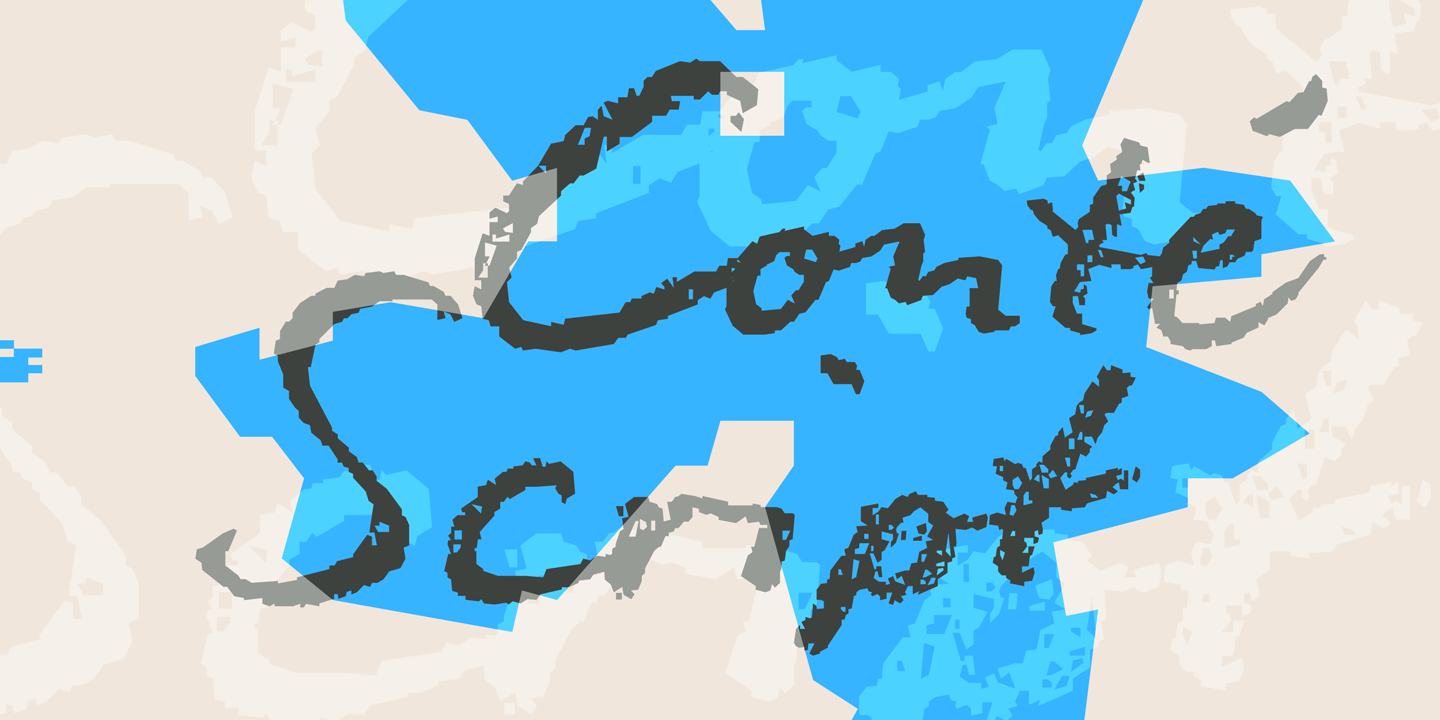 Font Conte Script Plus: download and install on the WEB site