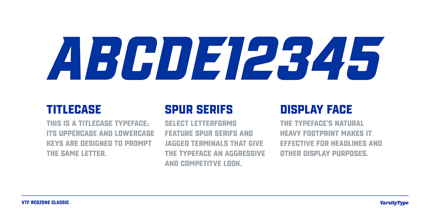 Font VTF Redzone Classic – Download and Install for Your Website