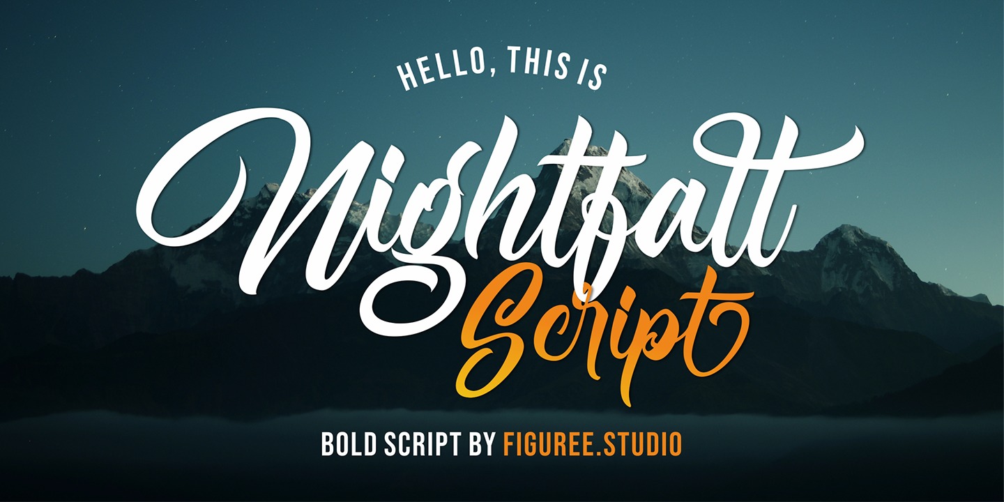 Font Nightfall Script – Download and Install for Your Website