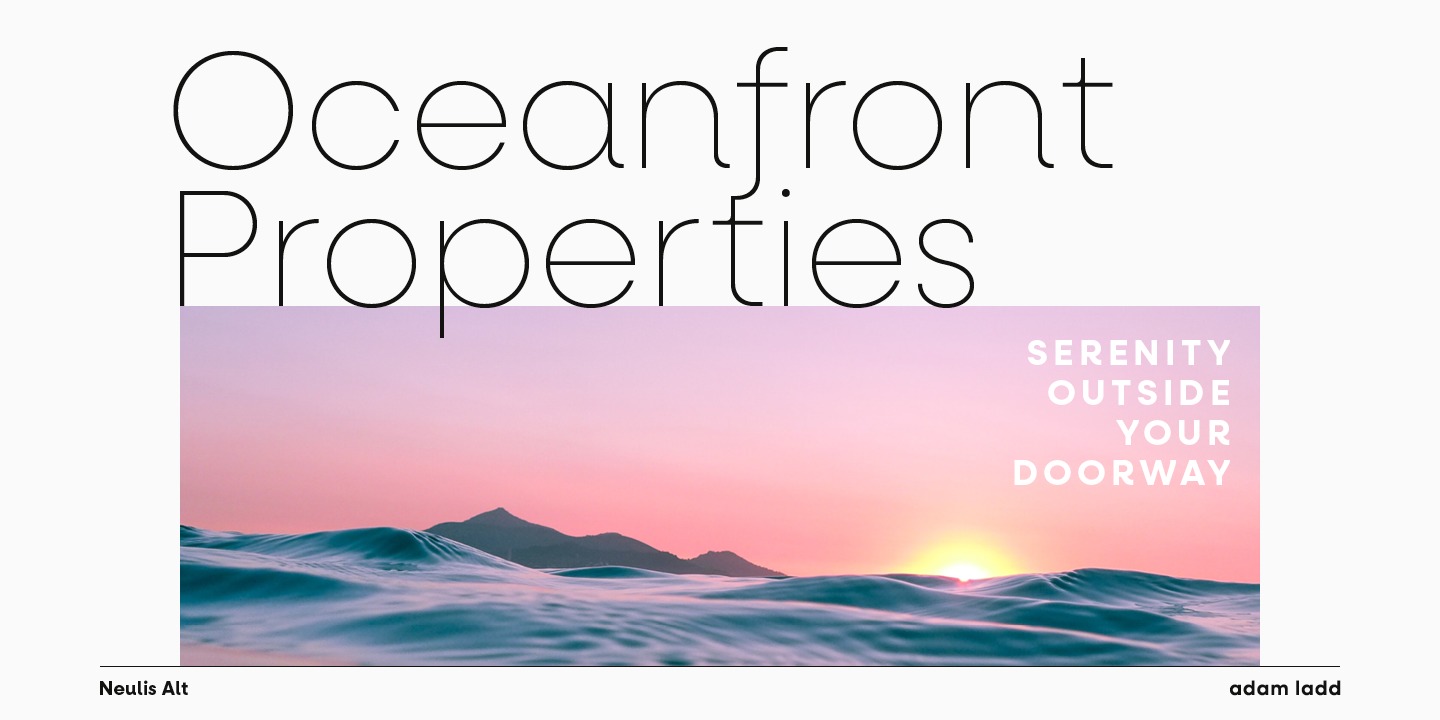 Font Neulis Alt: download and install on the WEB site