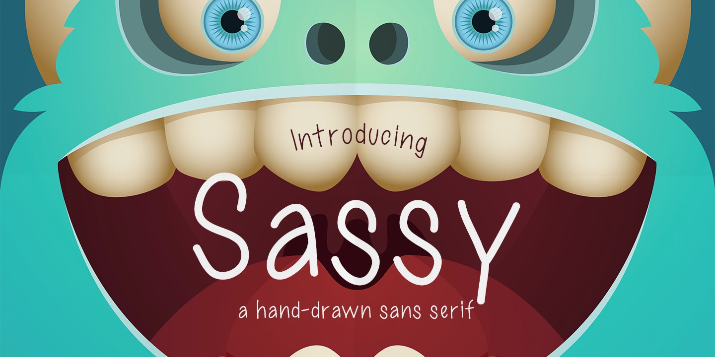 Font Sassy: download and install on the WEB site