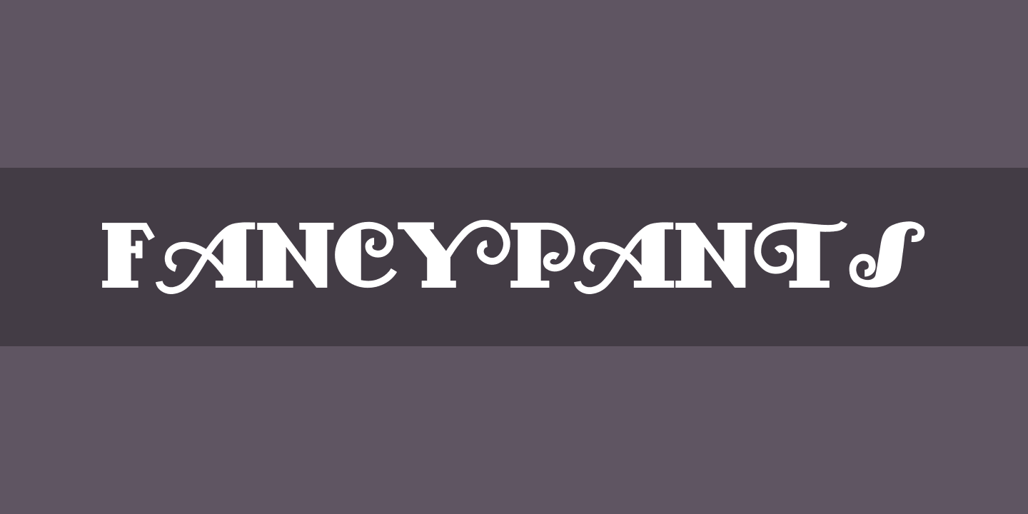 Font FancyPants: download and install on the WEB site